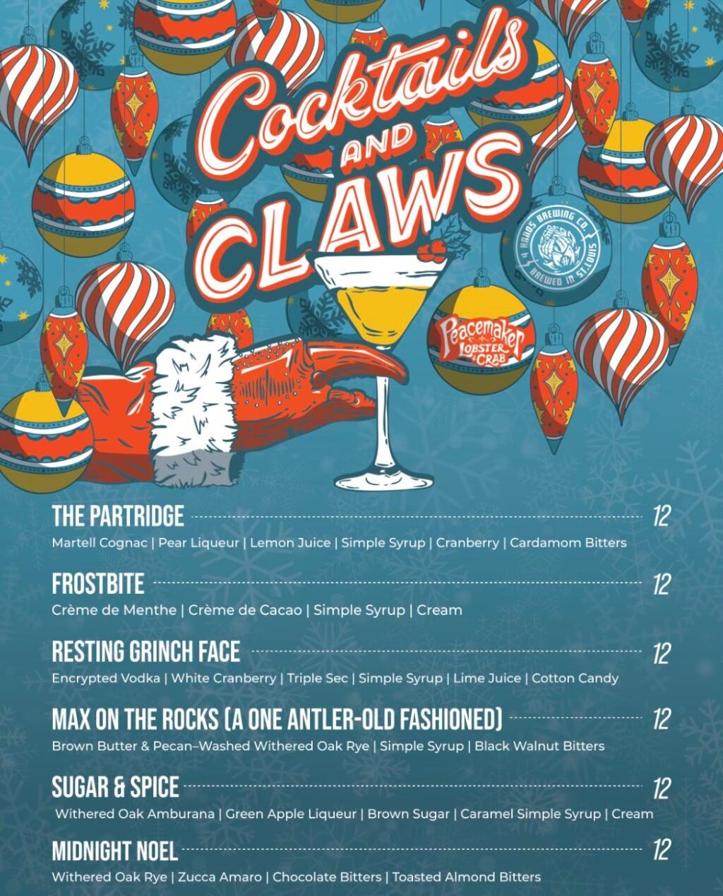 4 Hands + Peacemaker Kirkwood Debut Cocktails and Claws Holiday Pop-Up ...